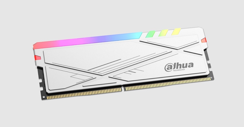 MEMORIA RAM GAMER DDR4 16GB RGB PC DAHUA DHI-DDR-C600URW16G36D 3600MHZ | EquiTecno C.A.